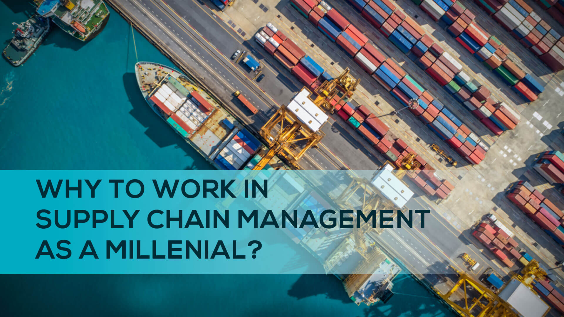 Why to Work in Supply Chain Management as a Millennial